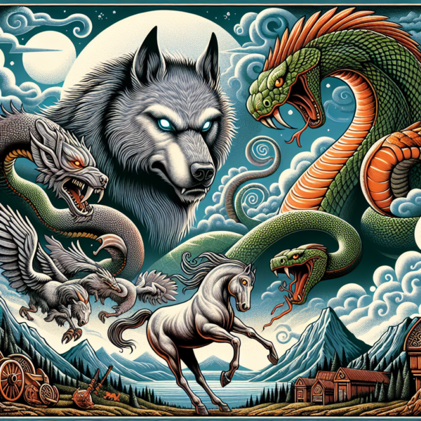 The Norse Mythology Beasts: Fenrir, Jormungandr, Sleipnir and more ...