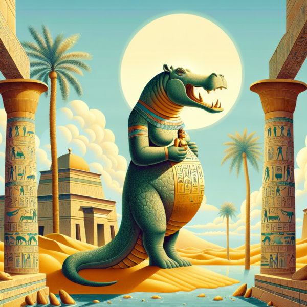 The Myth of Tawaret: The Hippopotamus-headed Goddess of Childbirth in ...