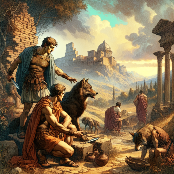 The Myth of the Founding of Rome: Romulus, Remus, and the She-Wolf ...