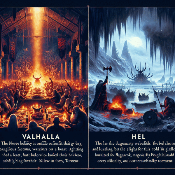 The Afterlife in Norse Beliefs: Valhalla vs. Hel – Ancient Mythology