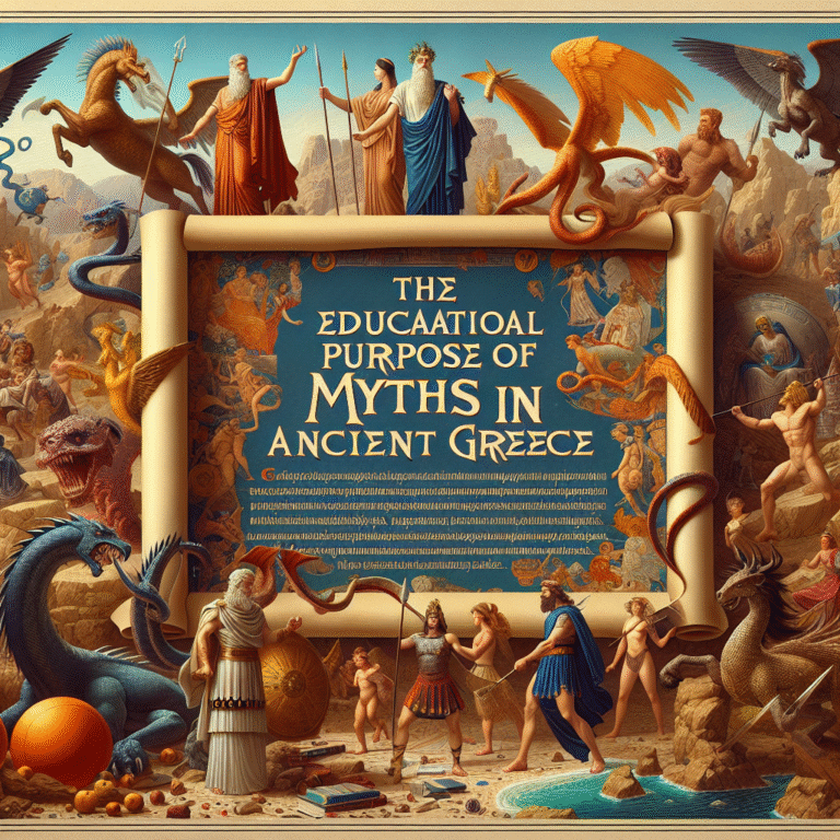 The Educational Purpose of Myths in Ancient Greece – Ancient Mythology